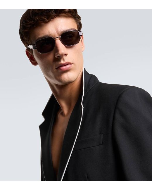 Dior Christian Dior Label S2U Rectangular Sunglasses in Grey for Men ...