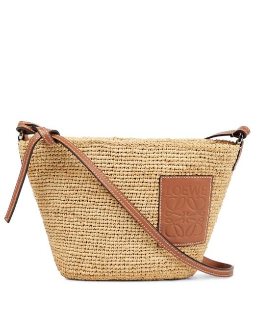 Paula's Ibiza bolso Pouchette de rafia Loewe | Lyst