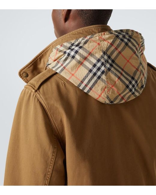 Burberry Ekd Denim Field Jacket in Natural for Men | Lyst UK
