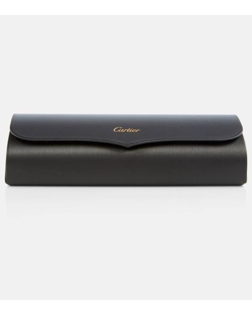 Cartier Panthere De Cartier Rectangular Sunglasses in Blue | Lyst UK