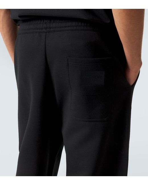 Givenchy Cotton-Blend Sweatpants in Black for Men | Lyst UK