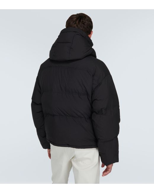 Ami Paris Puffer Down Jacket in Black for Men | Lyst UK