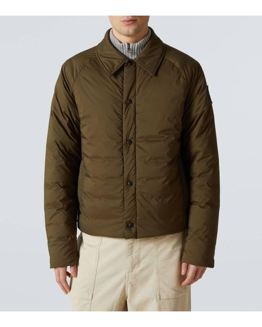 Canada Goose Label Lodge Coach Jacket in Green for Men | Lyst