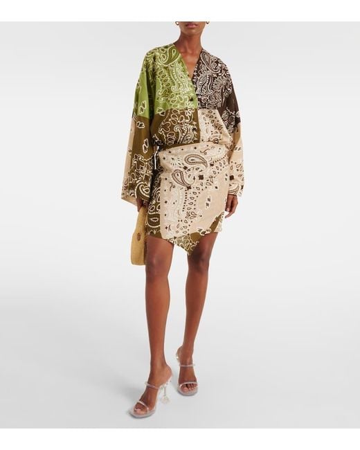 AMINA MUADDI Brito Pvc Mules in White | Lyst