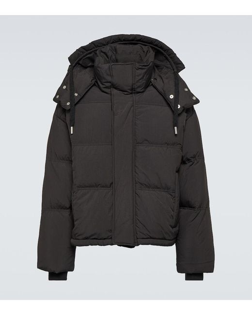 Ami Paris Puffer Down Jacket in Black for Men | Lyst