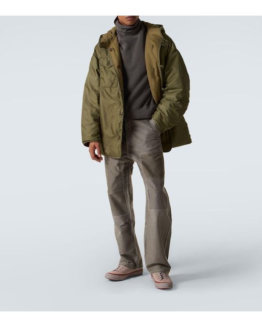 Visvim Greely Corps Reversible Down Parka in Green for Men | Lyst UK