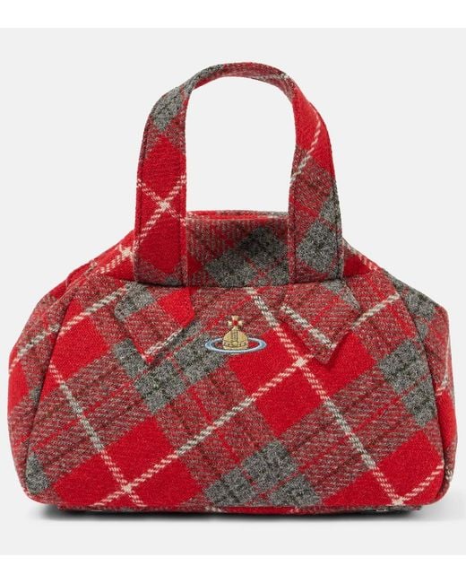 Vivienne Westwood Archive Medium Canvas Tote Bag in Red | Lyst UK