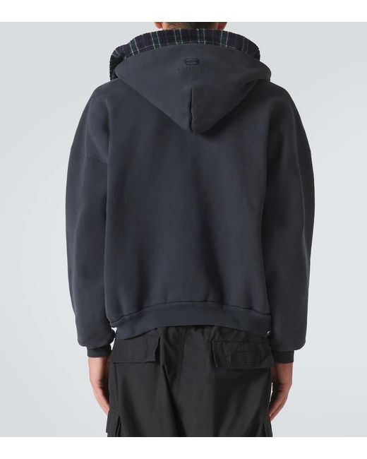 Balenciaga Unity Sports Icon Cotton Hoodie in Black for Men | Lyst