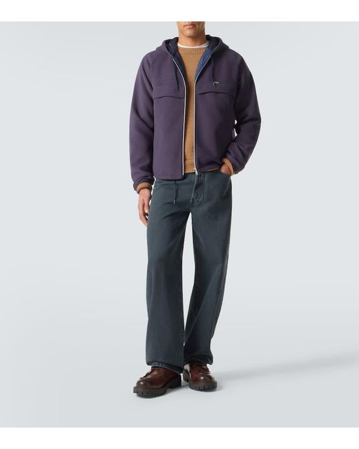 Prada Hooded Jacket in Purple for Men | Lyst UK