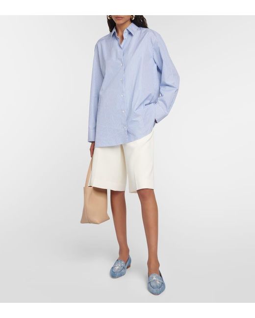 Malone Souliers Bruni Denim Loafers in Blue | Lyst UK