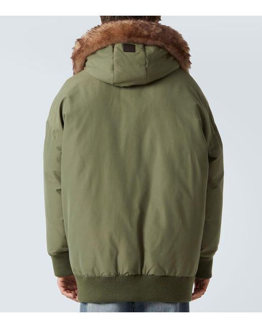 Loewe Logo Leather Bag Charm in White for Men | Lyst