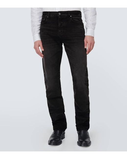 Amiri Stack Straight Jeans in Black for Men | Lyst UK