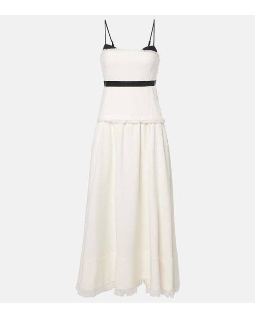 Jonathan Simkhai Quinlin Corset Dress in White | Lyst