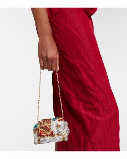 Judith Leiber Elephant Small Embellished Clutch | Lyst UK