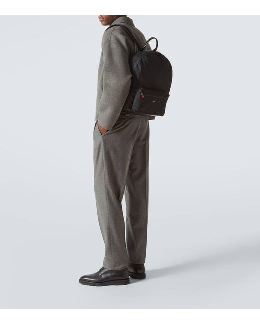 Kiton Technical Backpack in Black for Men | Lyst