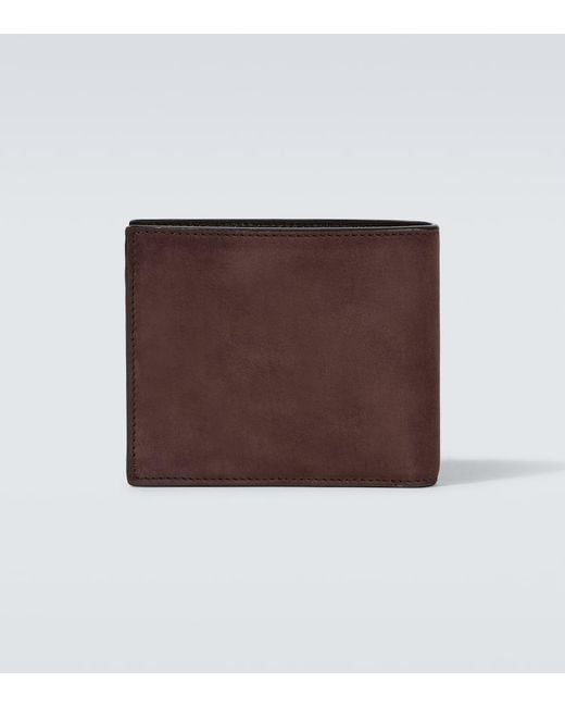Tom Ford T Line Leather Bifold Wallet in Brown for Men | Lyst