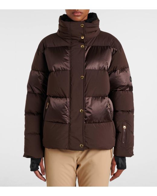 Bogner Naja Down Jacket in Brown | Lyst UK