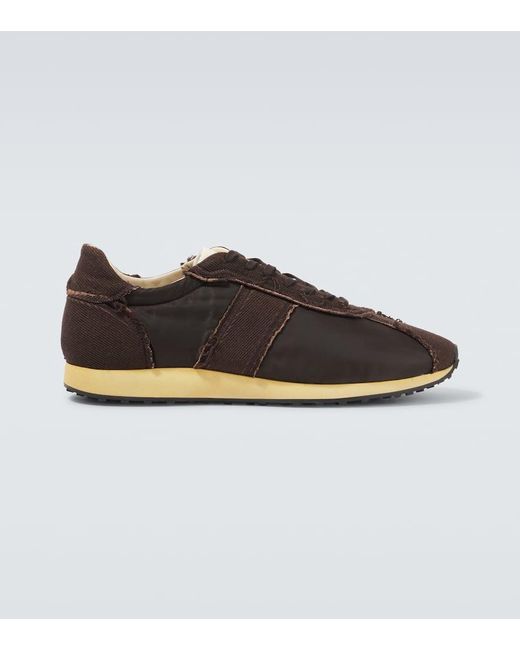 The Row Moveo Canvas-trimmed Sneakers in Brown for Men | Lyst