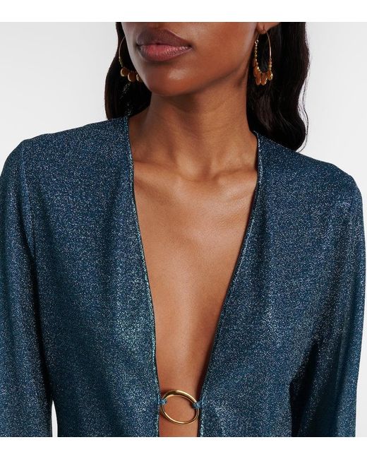 Oséree Lumiere O Minidress in Blue | Lyst UK