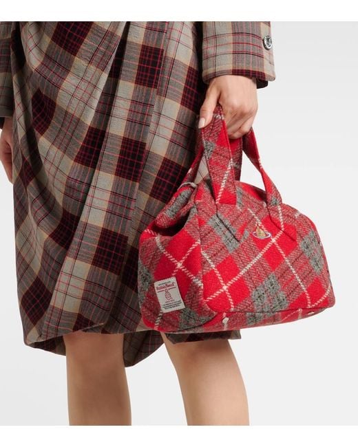 Vivienne Westwood Archive Medium Canvas Tote Bag in Red | Lyst