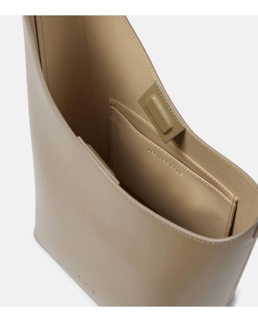 Aesther Ekme Demi Lune Small Leather Tote Bag in Gray | Lyst