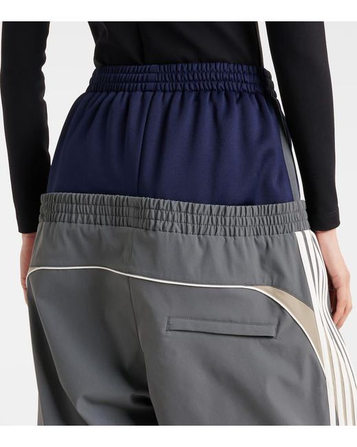 Balenciaga Cut-up Track Pants in Gray | Lyst