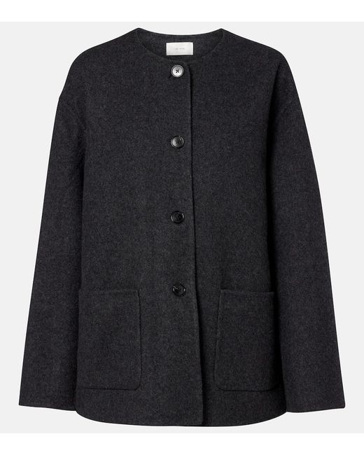 The Row Quintus Cashmere Jacket in Black | Lyst UK