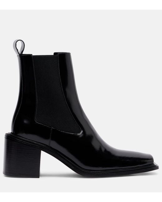 Souliers Martinez Dallas 60 Leather Chelsea Boots in Black | Lyst UK