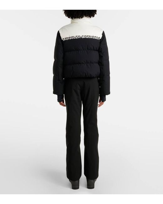 Moncler Stennes Down Bomber Jacket in Black | Lyst