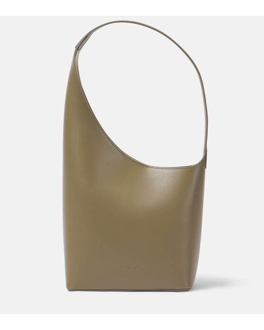 Aesther Ekme Demi Lune Small Leather Tote Bag in Gray | Lyst