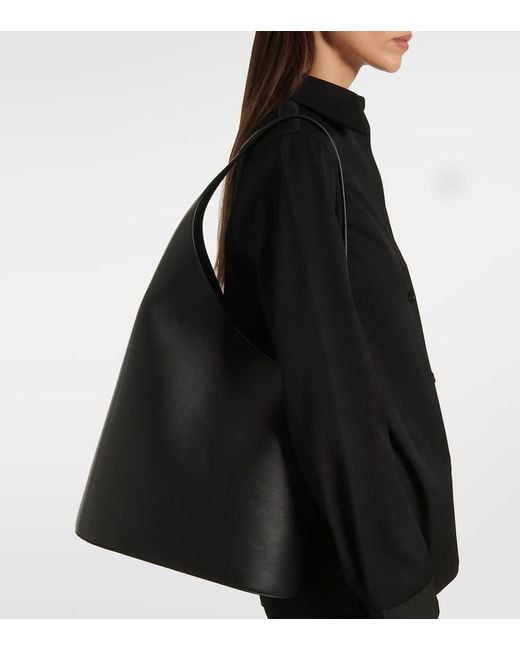 Aesther Ekme Lune Large Leather Tote Bag in Black | Lyst