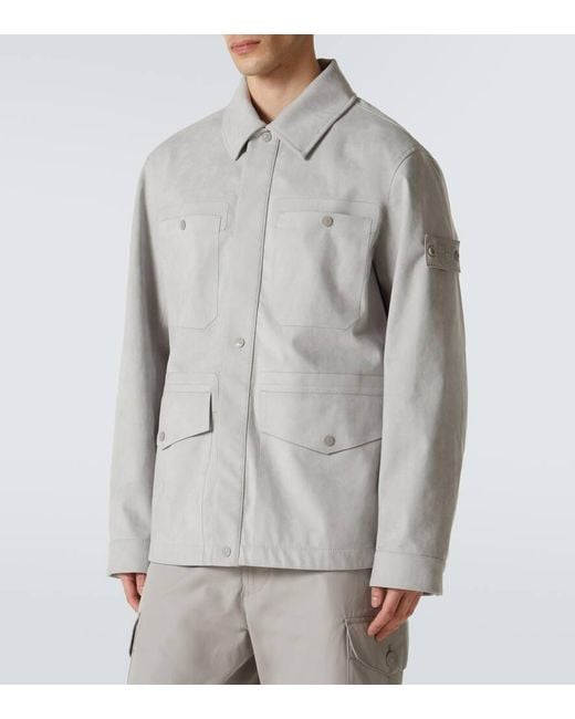Stone Island Ghost Compass Field Jacket in Grey for Men | Lyst UK