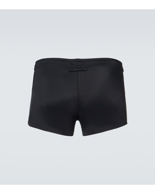 Tom Ford Jersey Swim Trunks in Black for Men | Lyst