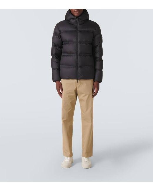 Moncler Masac Quilted Down Jacket in Black for Men | Lyst