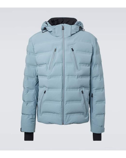 Aztech Mountain Nuke Hooded Down Ski Jacket in Blue for Men | Lyst UK