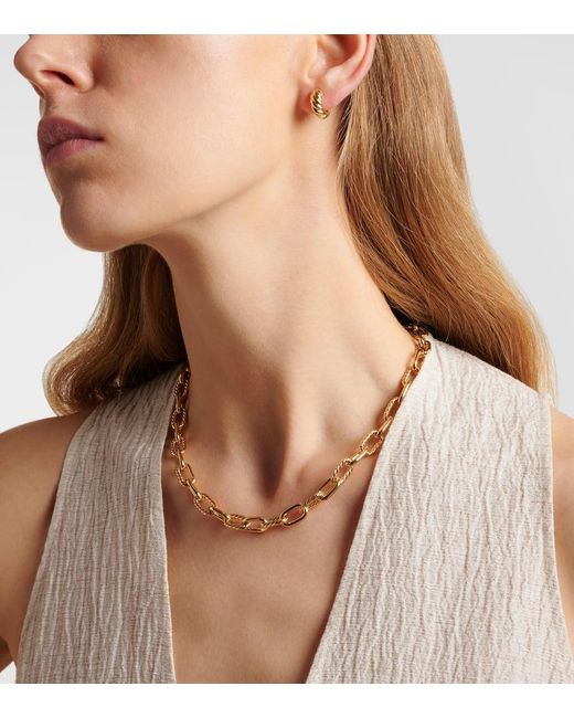 David Yurman Dy Madison 18Kt Chain Necklace in Metallic | Lyst