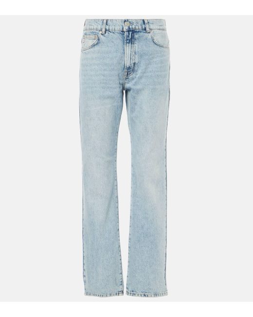 AG Jeans Lanzarote Straight Jeans in Blue Lyst UK