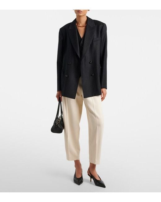 Blazé Milano Feral Pinstriped Virgin Wool Vest in Blue | Lyst UK