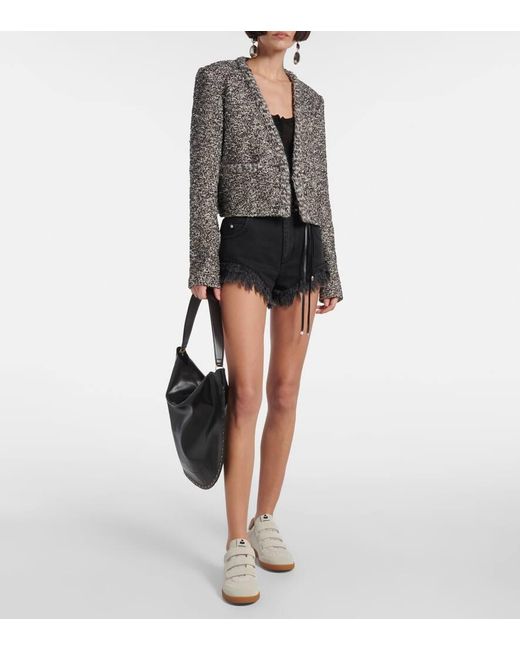 Isabel Marant Beth Logo Suede Sneakers in White | Lyst