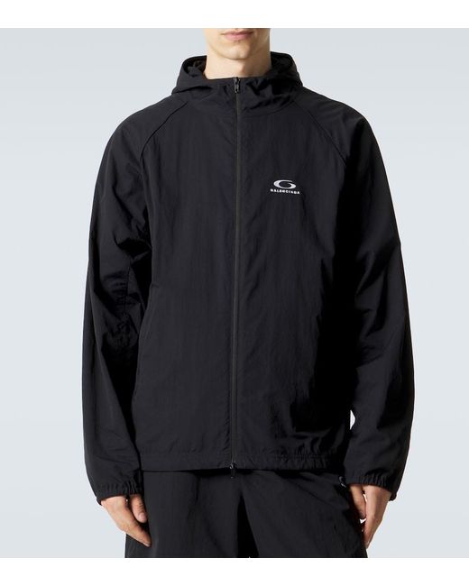 Balenciaga Technical Track Jacket in Black for Men | Lyst