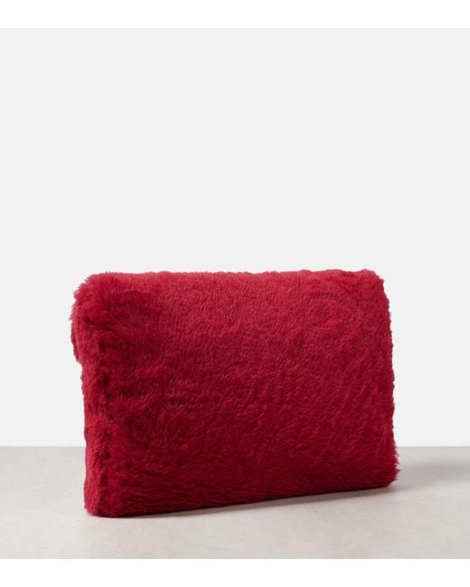 Max Mara Teddy Clutch in Red | Lyst
