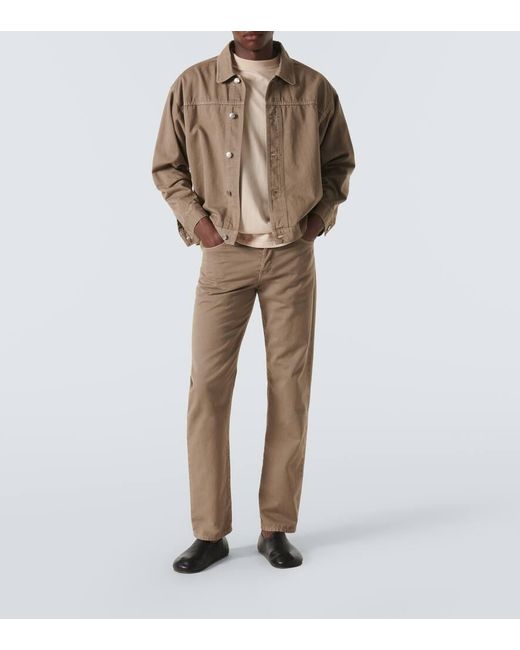 The Row Marcus Denim Jacket in Brown for Men | Lyst