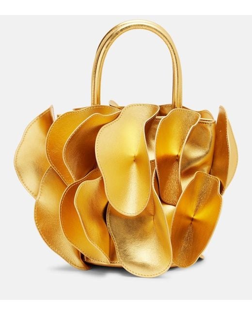 FARM Rio Leather Tote Bag in Metallic | Lyst