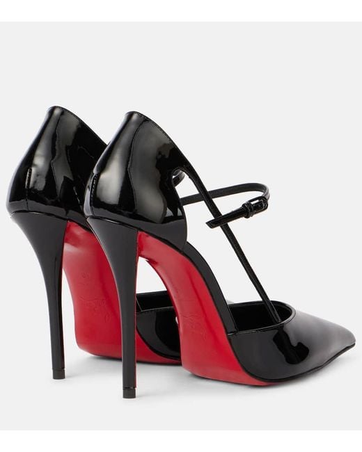 Christian Louboutin Miss Z 100 Patent Leather Pumps in Black | Lyst