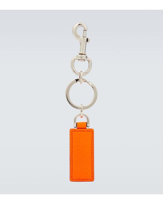 Gucci Gg Canvas Keychain in White for Men | Lyst