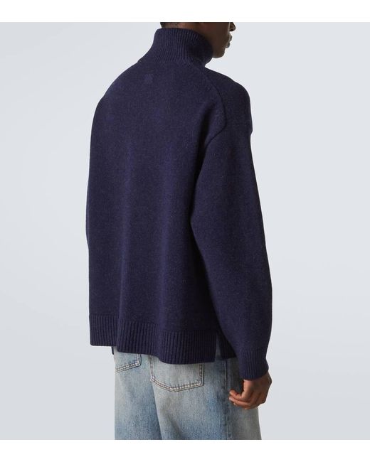 Loewe X Suna Fujita Submarine Half-zip Sweater in Blue for Men | Lyst