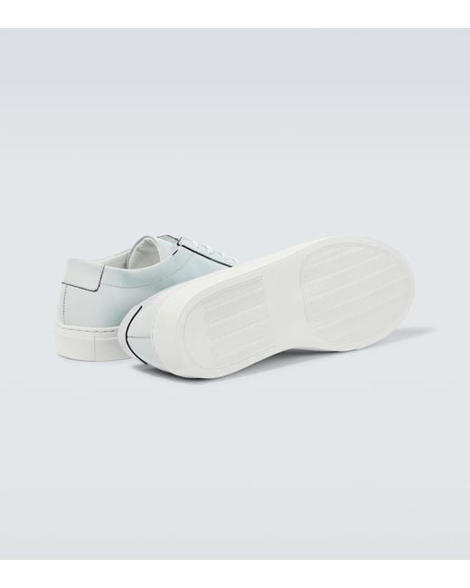 Common Projects Achilles Fade Leather Sneakers in White for Men | Lyst