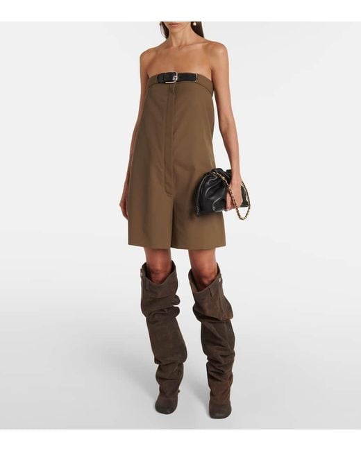 Loewe Toy Panta Leather Over-the-knee Boots in Brown | Lyst