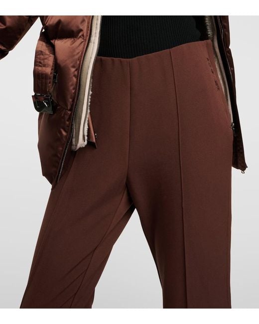 Bogner Elaine Stirrup Ski Pants in Brown | Lyst