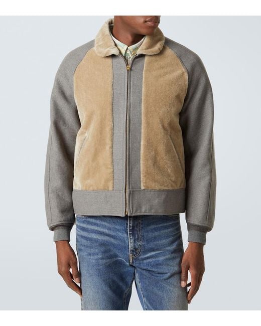 Visvim Mackenzie Wool And Linen Jacket in Gray for Men | Lyst